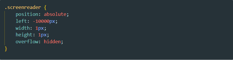 Developing for accessibility | Design System